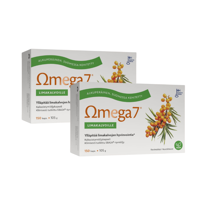 Omega7 Limakalvoille TUPLATARJOUS - Kaksoistyrniöljykapseli ...